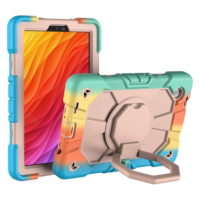 Til Samsung Galaxy Tab A11 Etui PC+Silikone Tablet Cover Rainbow ...