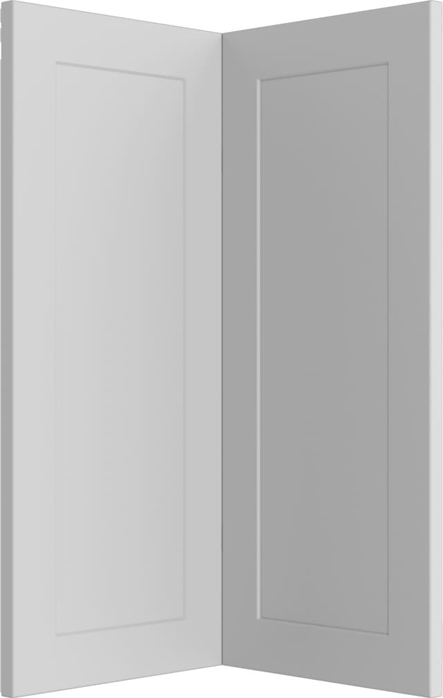 Epoq Canvas Light Grey base hjørnelåge front | Elgiganten | Elgiganten