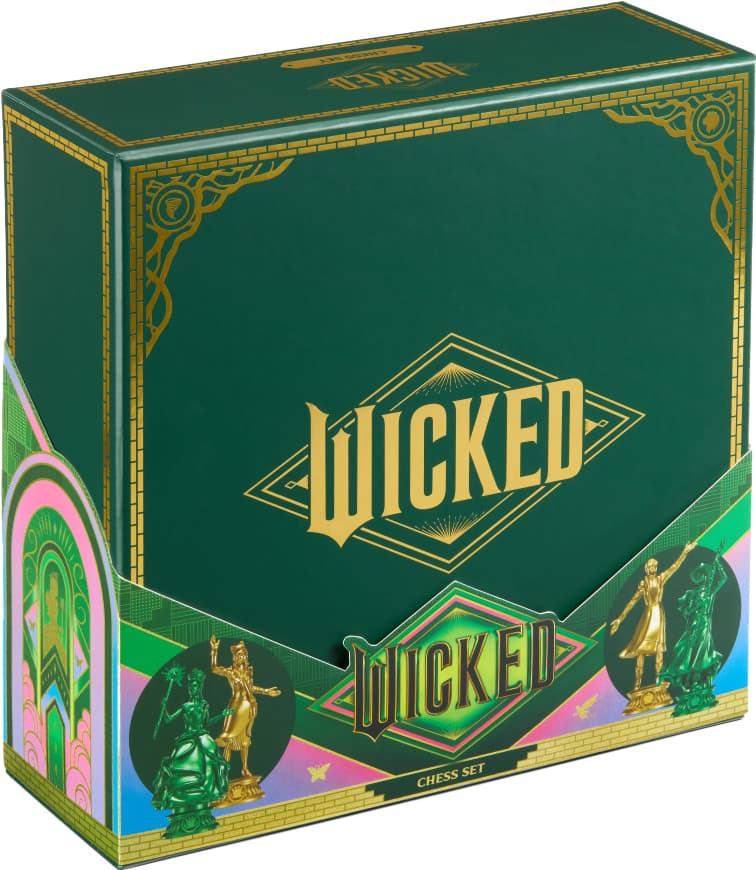 Noble Collection Wicked Shiz University vs. Emerald City shakkisetti ...