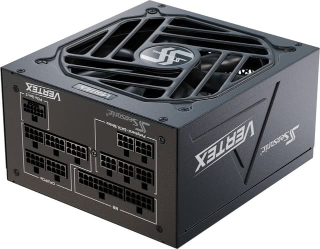Seasonic VERTEX 1200 W ATX3 80+ Platinum virtalähde (musta) - Gigantti