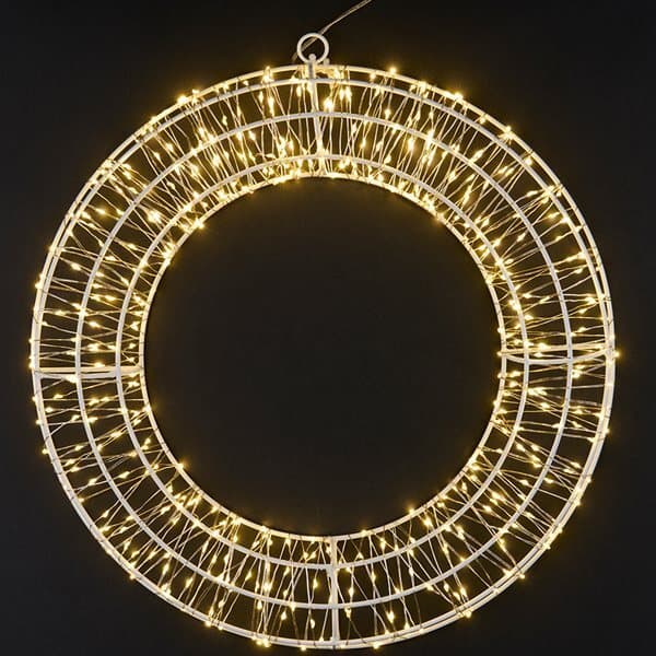 Julkrans med LED-ljus 38 cm för inomhusbruk - Elgiganten