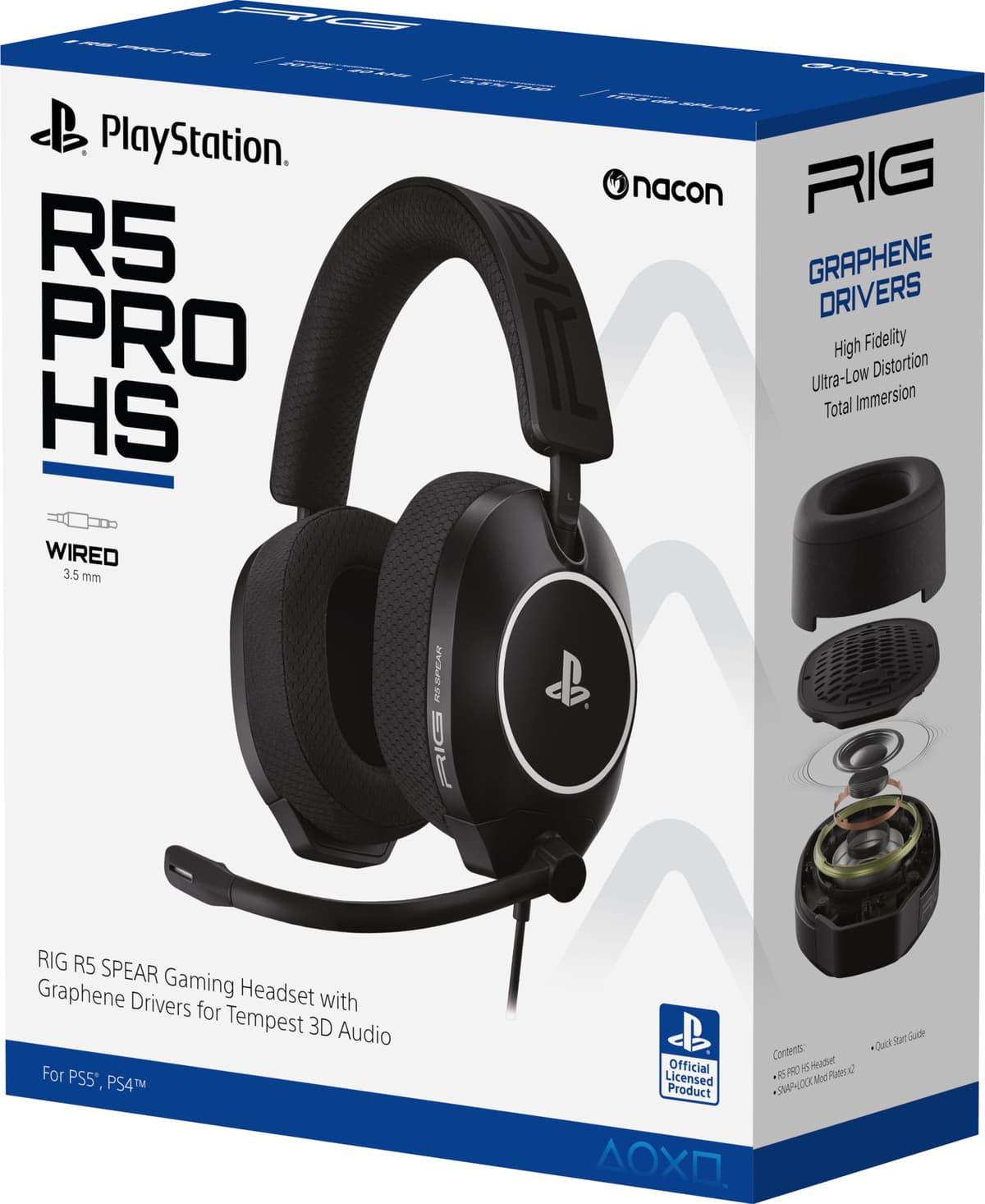 RIG R5 PRO HS PlayStation gamingheadset - Elkjøp