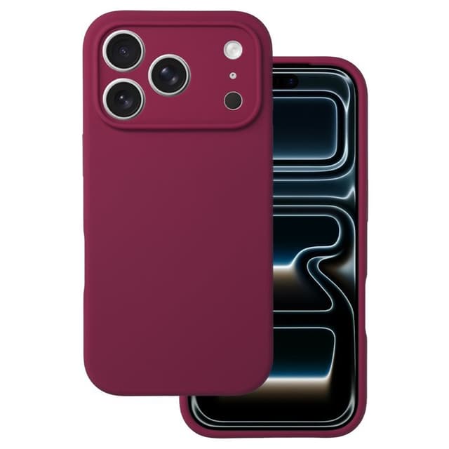 Silicone Lite Case iPhone 17 Pro - Crimson red - Elkjøp