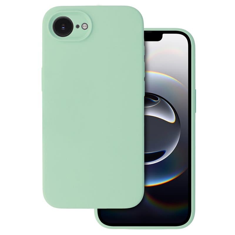 Silicone Lite Case iPhone 16e - Mint green - Elgiganten