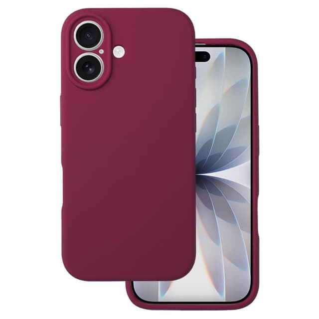Silicone Lite Case iPhone 17 - Crimson red - Elgiganten