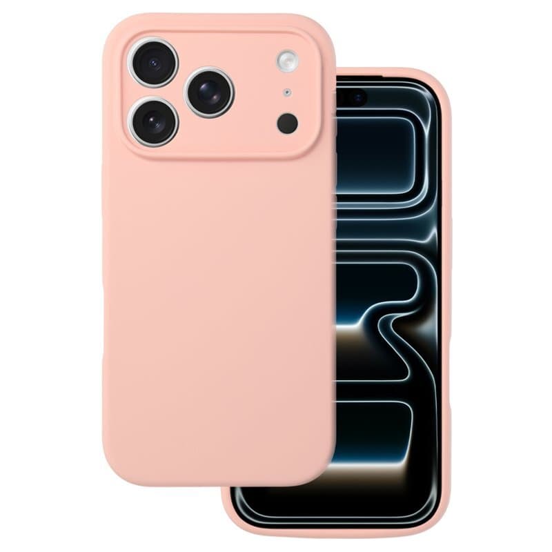 Silicone Lite Case iPhone 17 Pro - Peach - Elgiganten