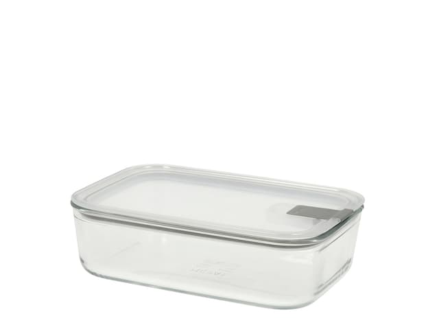 Mepal EasyClip Storage box glass 1500 ml Nordic white - Elkjøp