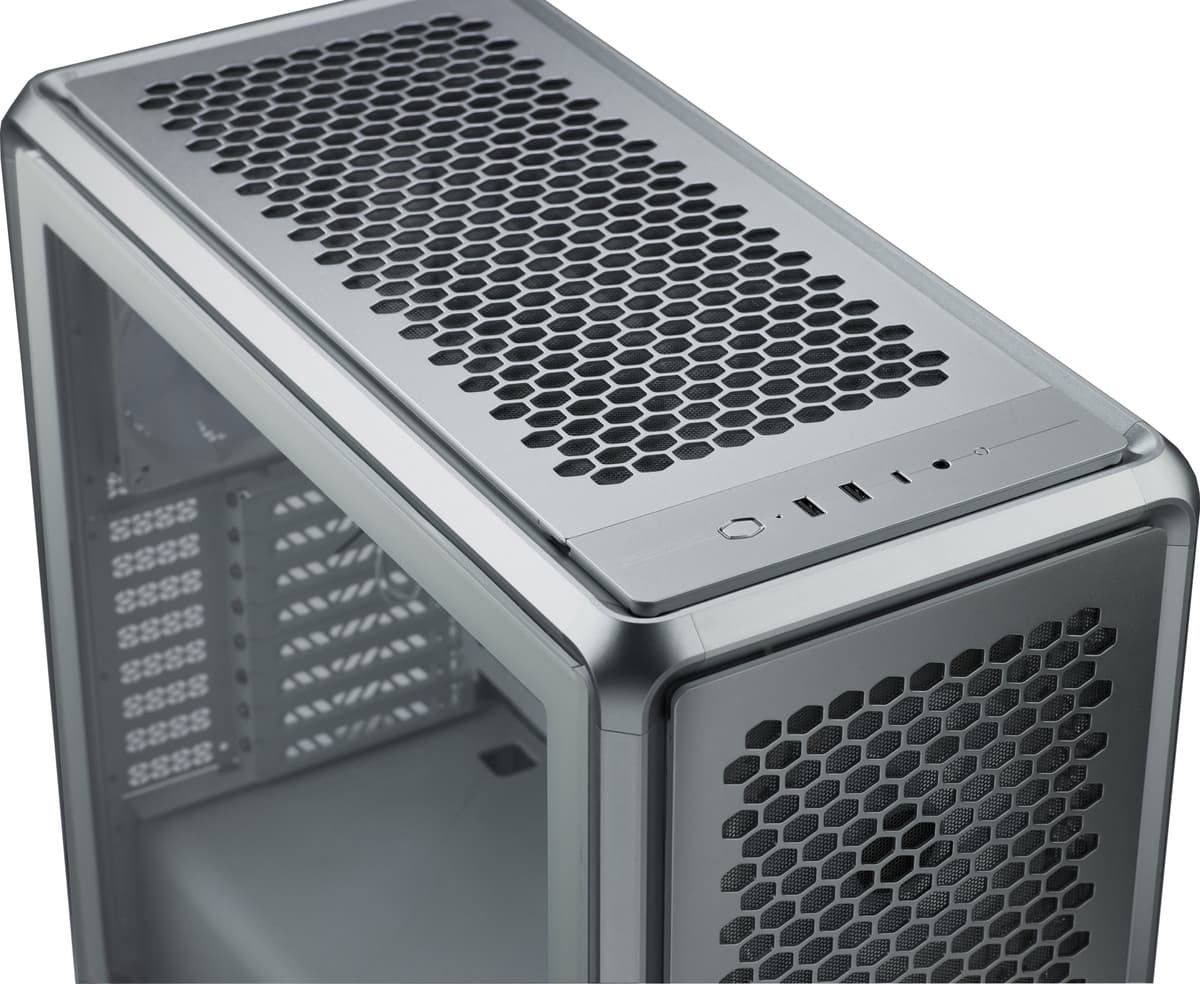 Cooler Master MasterFrame 600 PC-kabinett (sølv) - Elkjøp