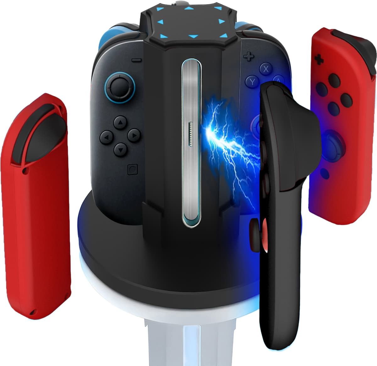 Piranha x GhostGear Nintendo Switch 1/2 Joy-Cons lader - Elkjøp