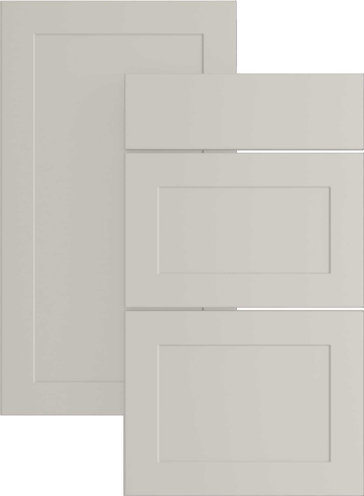 Epoq Canvas Greige hjørnedørfront vegg 92 - Elkjøp | Elkjøp