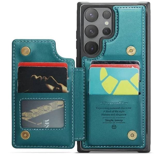 CaseMe mobilfodral C22 Samsung Galaxy S24 Ultra - Petrol - Elgiganten