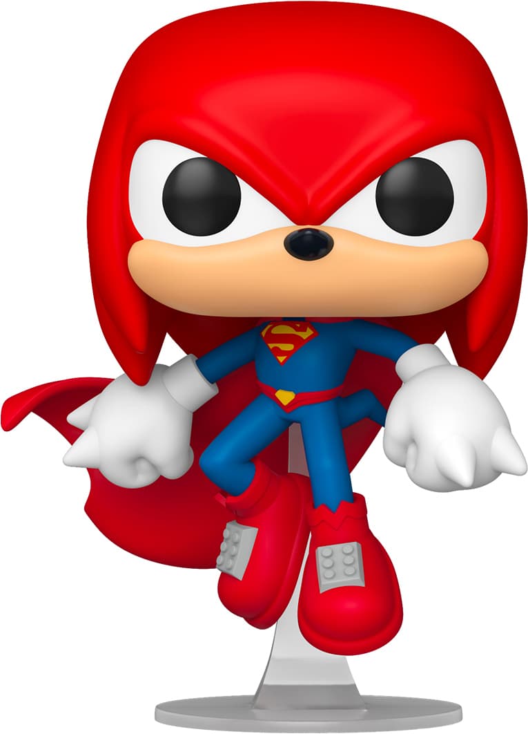 Funko POP Sonic The Hedgehog actionfigur (Knuckles som Superman ...