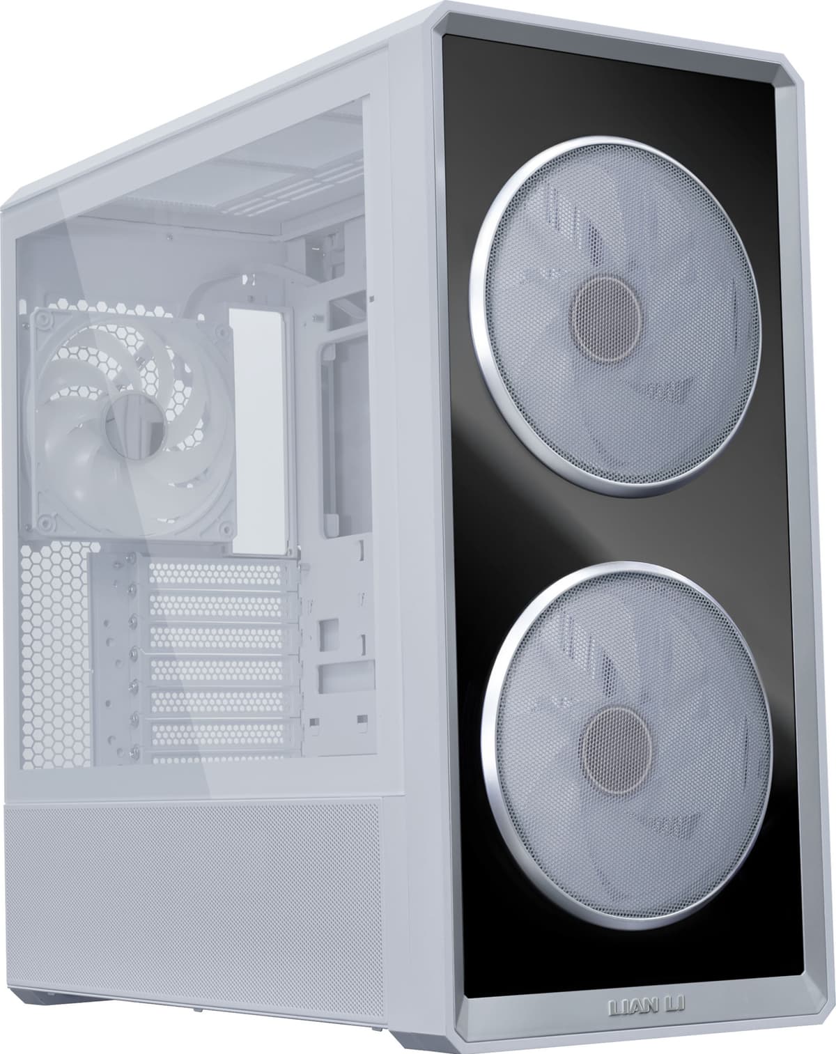 Lian Lancool 217 Infinity PC-kabinett (hvit) - Elkjøp