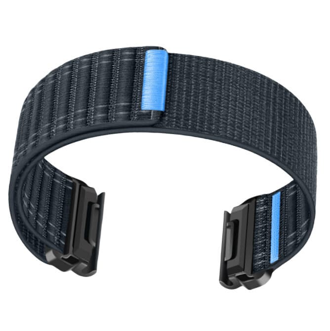 Klockarmband i nylon för Garmin Fenix 8/567X/pro/Epix 935/965 Svart+gr ...