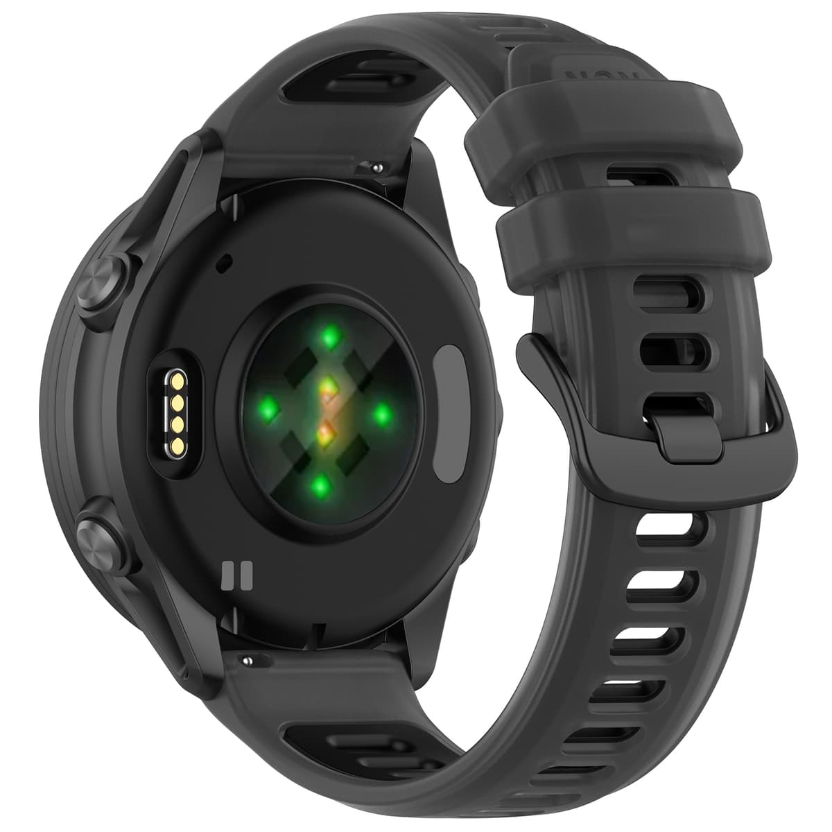 Garmin Forerunner 570 Jelly Strap 22mm Sort - Elkjøp