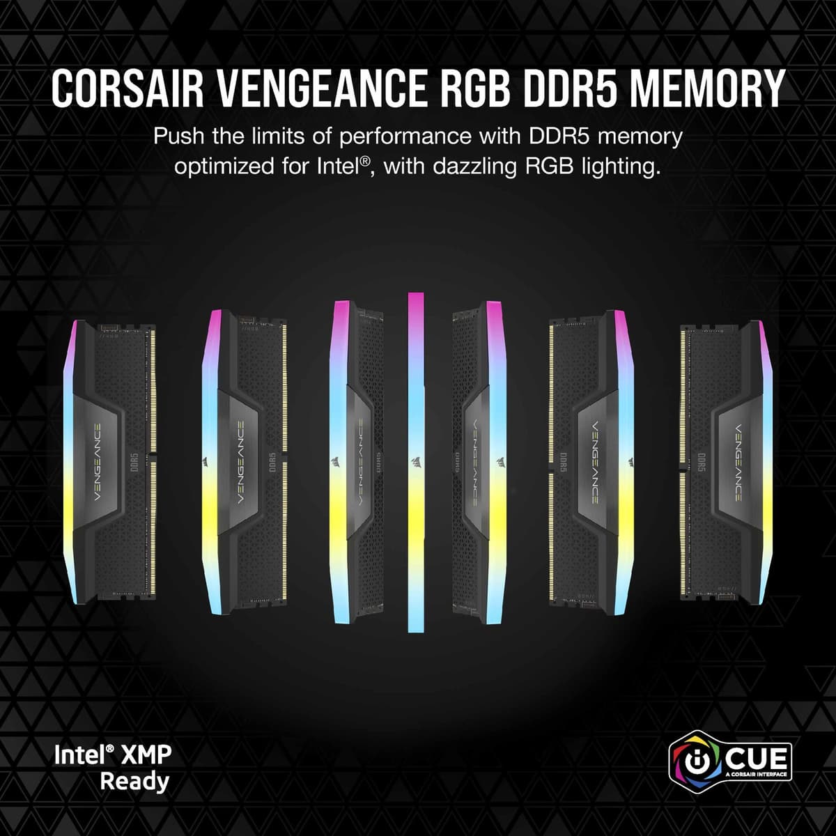 Corsair Vengeance RGB DDR5 RAM 32GB (2x16GB) 6000MT/s CL38 - Elkjøp