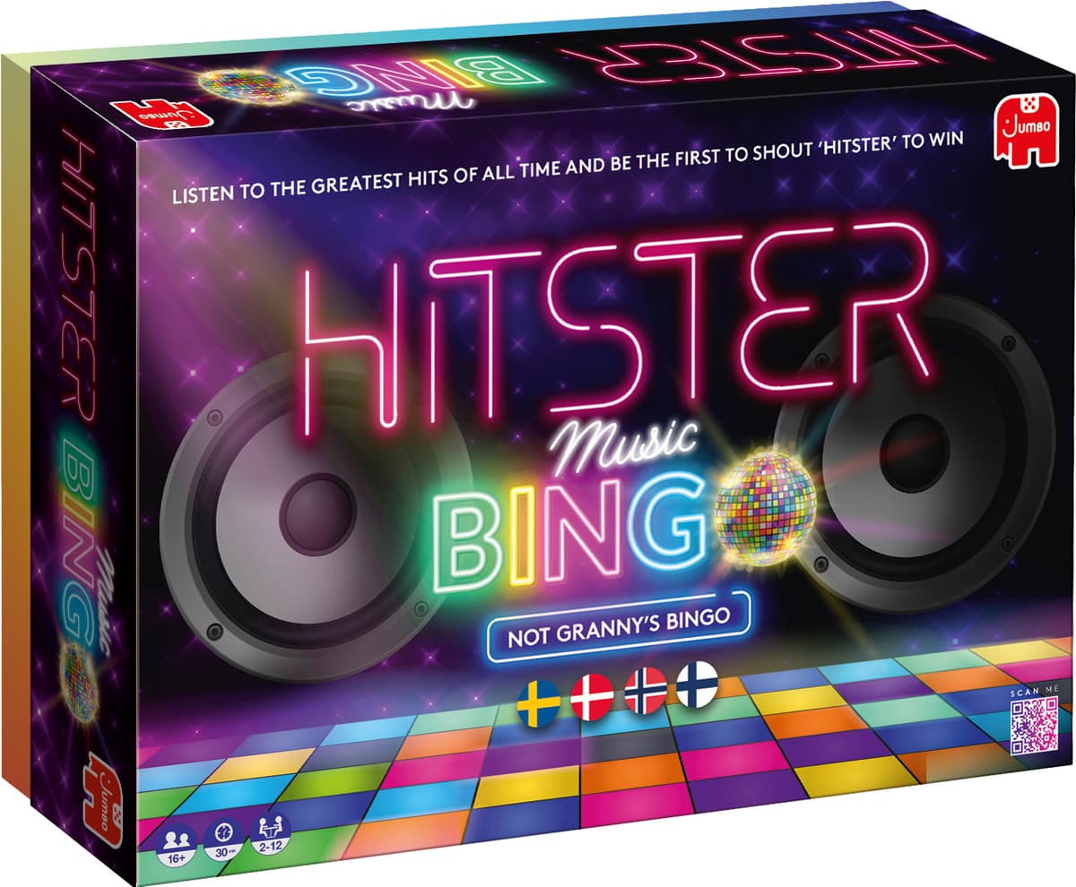 Jumbo Hitster Nordic Bingo partyspel - Elgiganten