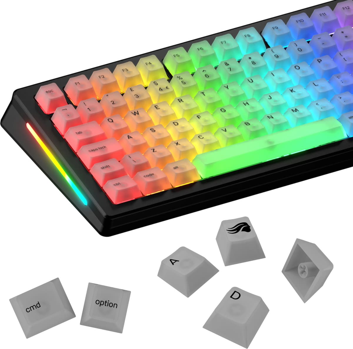 Glorious Polychroma V2 RGB tastehetter - Elkjøp