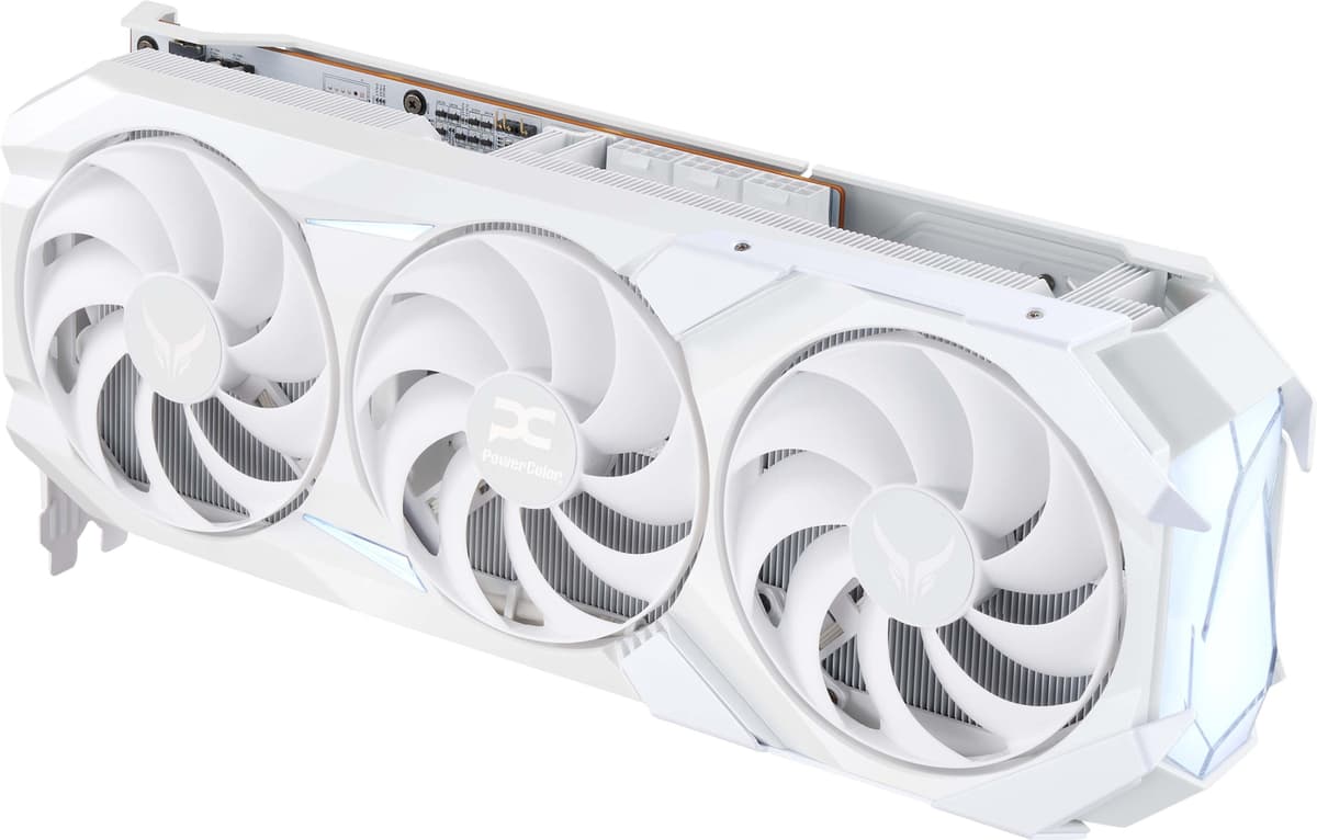 Powercolor RED DEVIL SPECTRAL WHITE AMD Radeon RX 9070XT näytönohjain ...