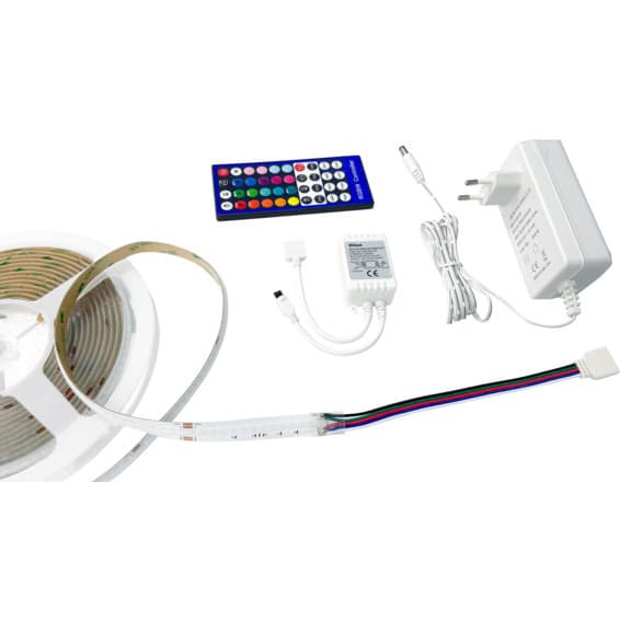 Namron LED Strip COB RGB+W 5m IP20 IR - Elkjøp