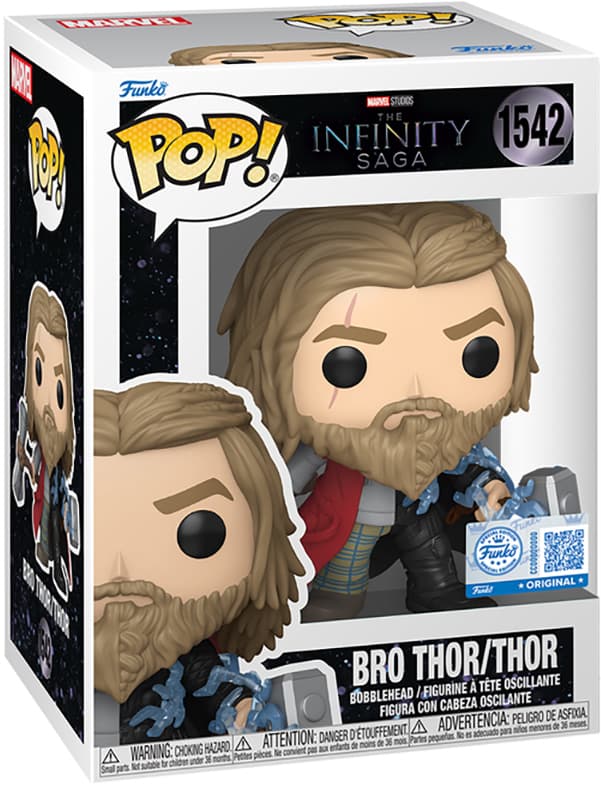 Funko POP Marvel The Infinity Saga actionfigur (Thor/Bro Thor) - Elkjøp