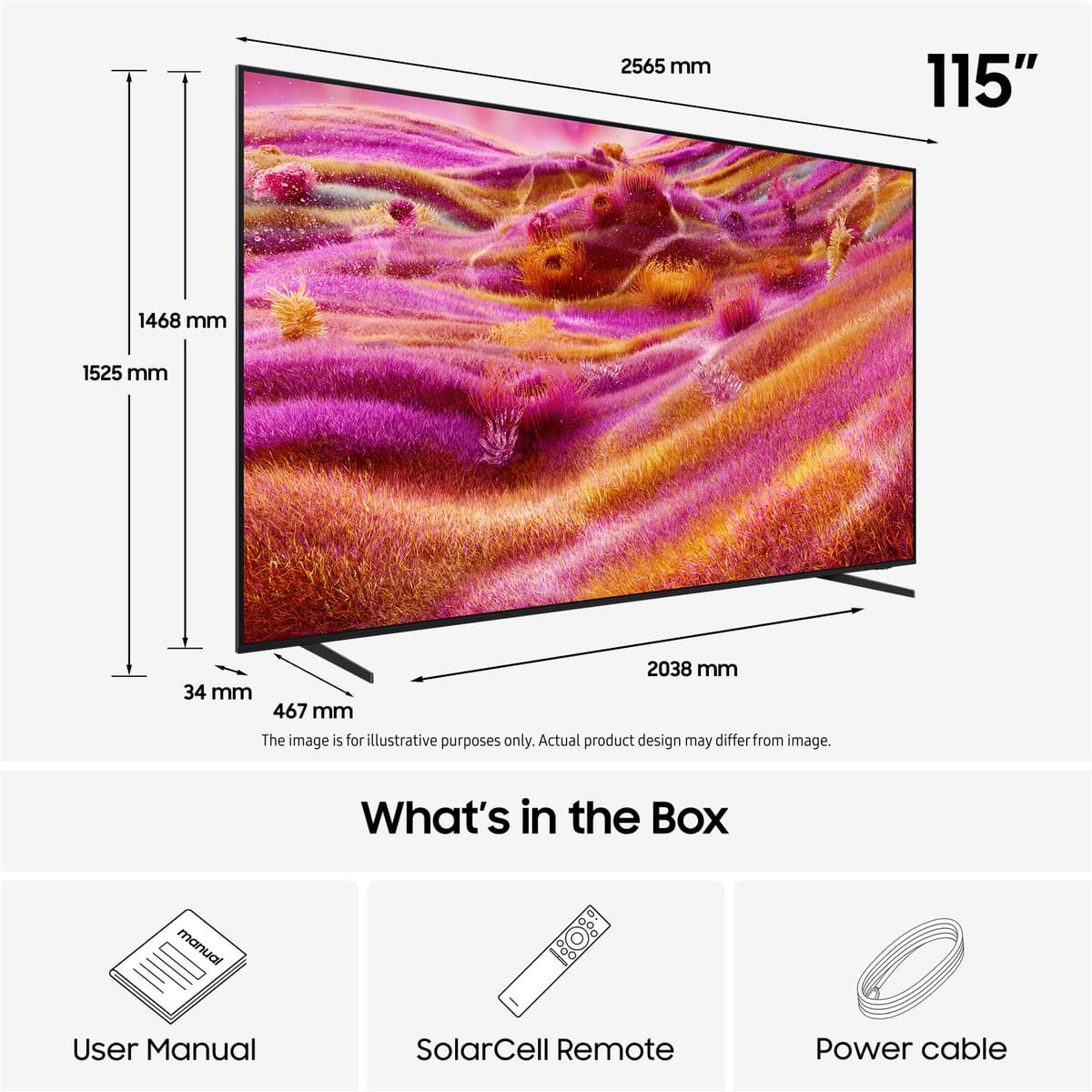 Samsung 115" QN90F Neo QLED 4K MiniLED Smart-TV (2025) - Elgiganten