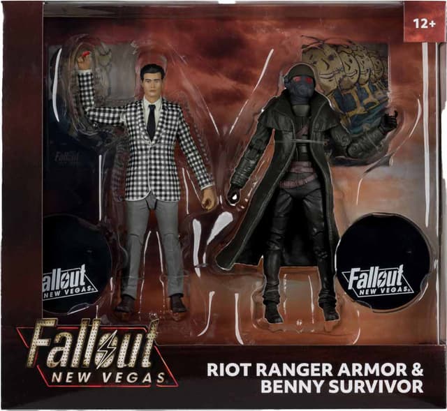 McFarlane Fallout actionfigurer set (Riot Ranger & Benny överlevare ...