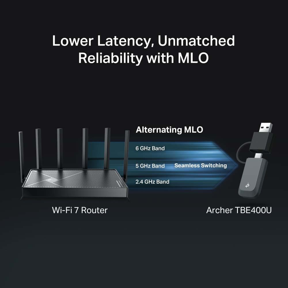TP-Link Archer TBE400U WF7/BE6500 USB Wi-Fi adapter - Elkjøp