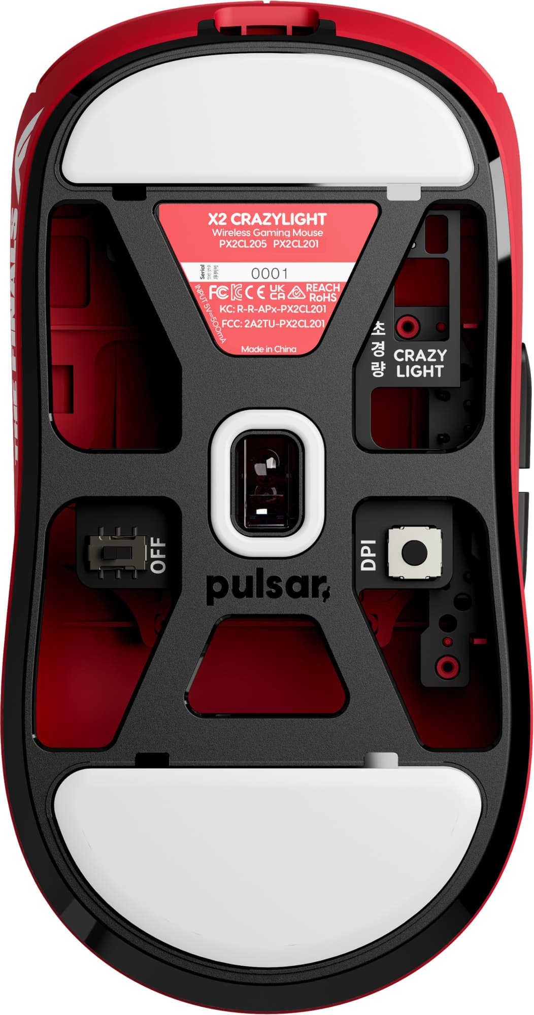 Pulsar X2 Crazylight Medium trådløs mus (The Finals Edition) - Elkjøp