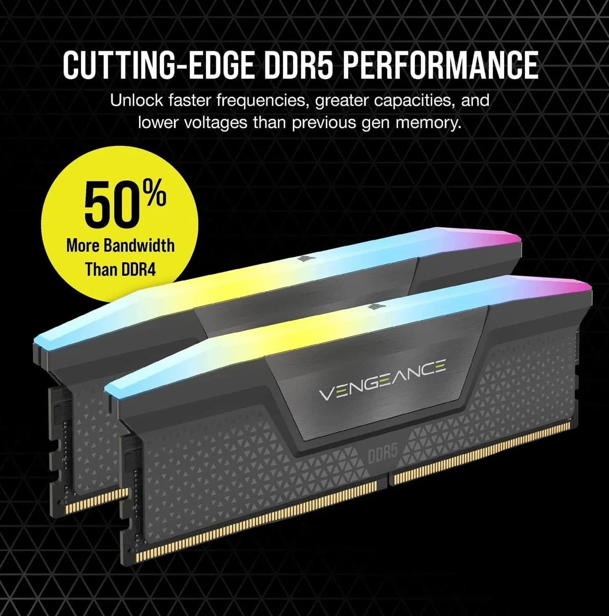 Corsair Vengeance RGB 32GB DDR5 RAM 6000 MT/s CL38 - Elkjøp | Elkjøp