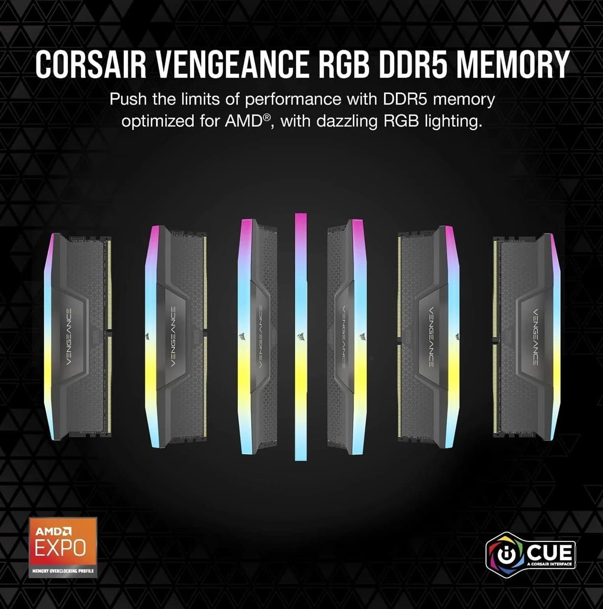 Corsair Vengeance RGB 32GB DDR5 RAM 6000 MT/s CL38 - Elkjøp | Elkjøp