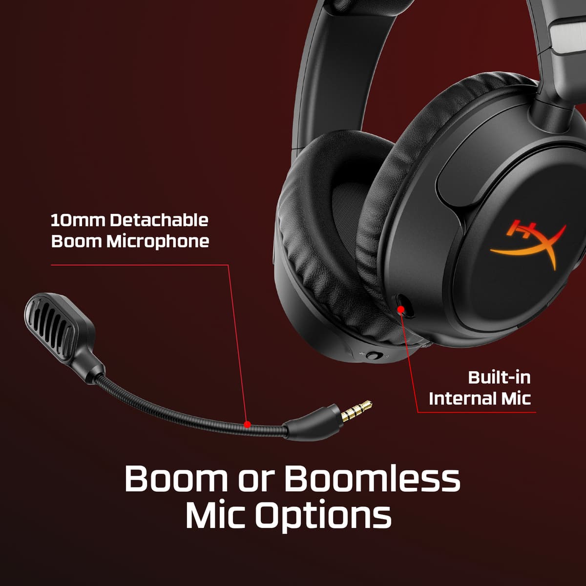 HyperX Cloud Flight 2 trådløst gaming-headset (sort) - Elkjøp