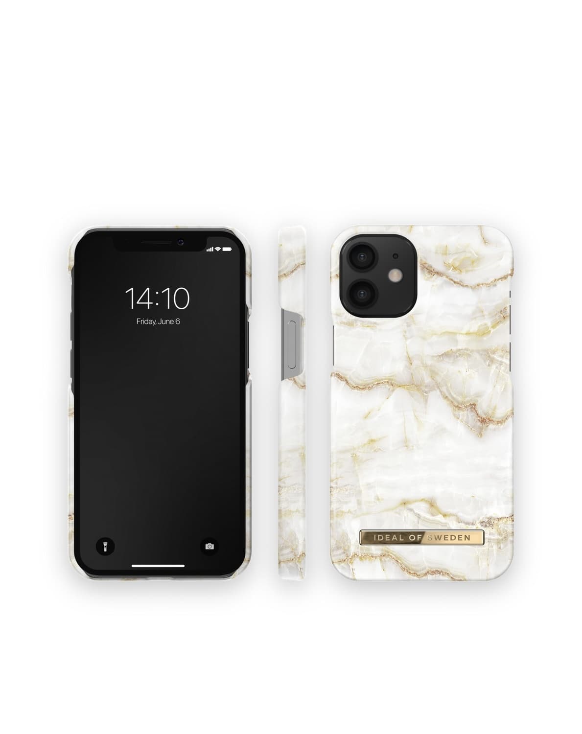 Fashion Case iPhone 12 MINI GoldenPearlMarbl - Elkjøp