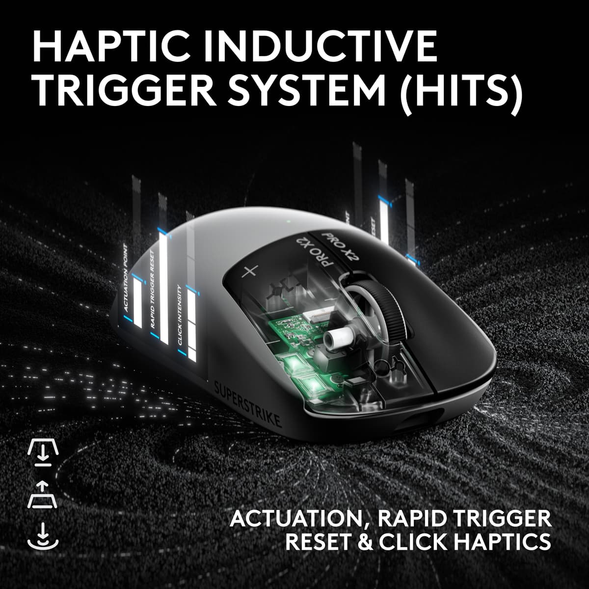 Logitech G Pro X2 Superstrike langaton hiiri - Gigantti