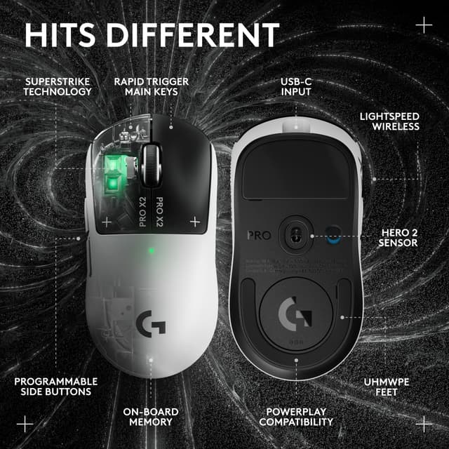 Logitech G Pro X2 Superstrike langaton hiiri - Gigantti