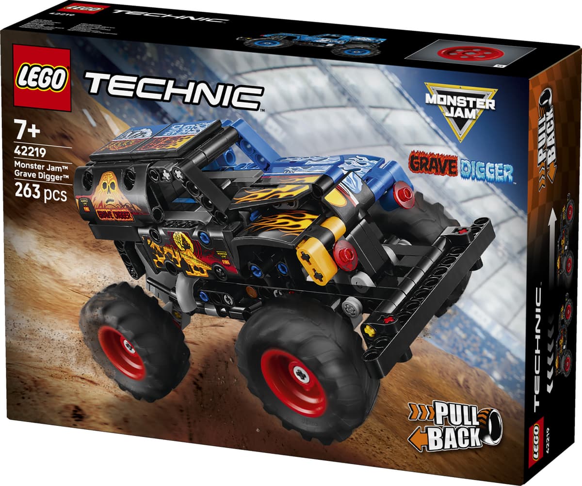 LEGO Technic Monster Jam Grave Digger tuli ja jää 42219 - Gigantti