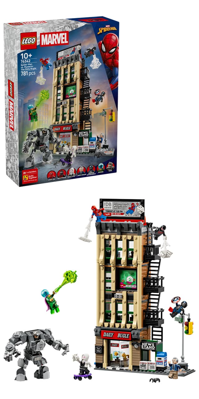 LEGO ǀ Marvel Spider-Man vastaan Mysterio: Daily Bugle 76342 - Gigantti ...