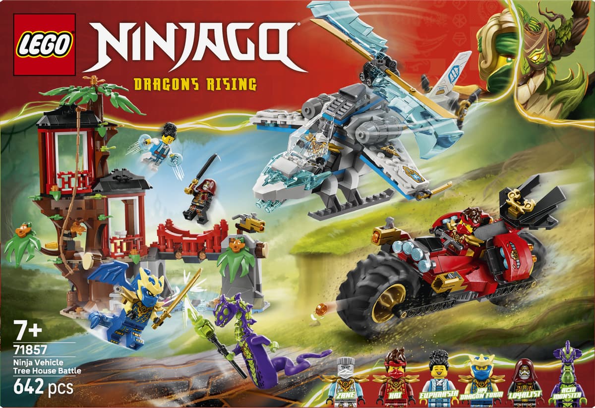 LEGO NINJAGO Ninjamenopelit ja puumajataistelu 71857 - Gigantti ...