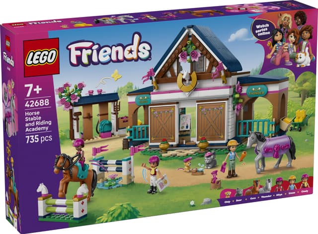 LEGO Friends Hestestald og rideskole 42688 42688 | Elgiganten