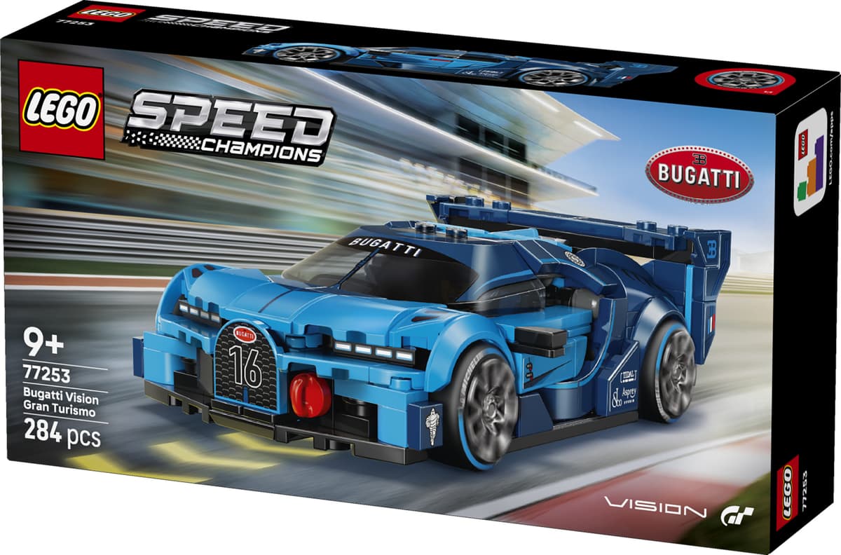 LEGO Speed Champions Bugatti Vision Gran Turismo ‑hyperurheiluauto ...