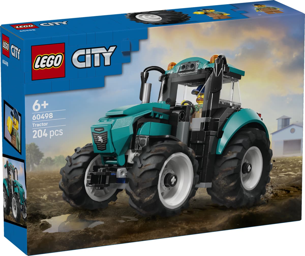 LEGO City Traktori 60498 - Gigantti verkkokauppa