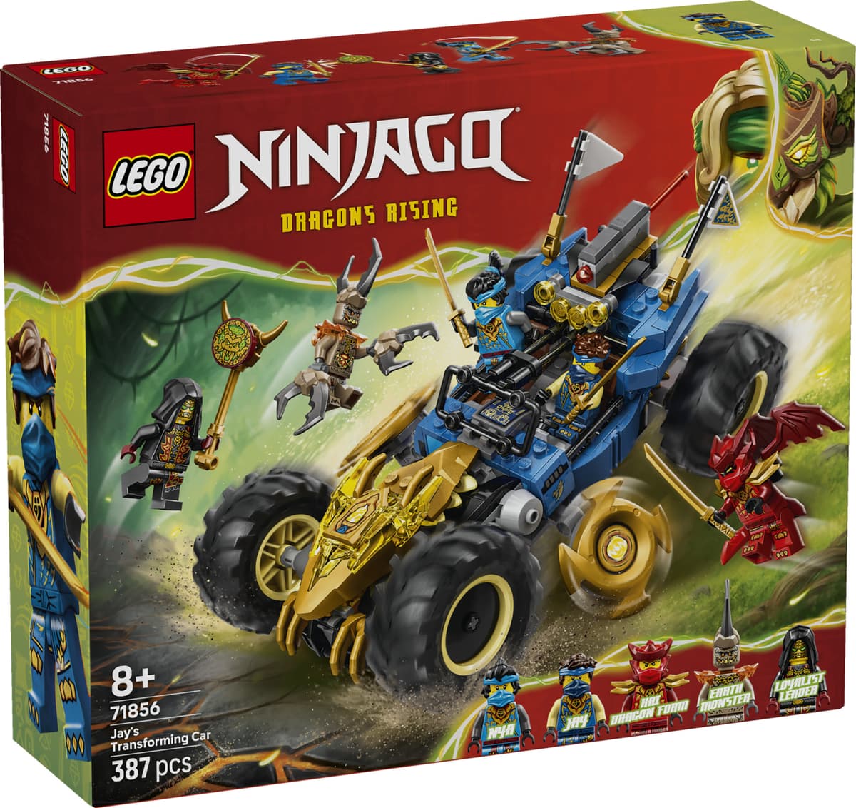 LEGO NINJAGO Jayn muuntautumiskykyinen auto 71856 - Gigantti