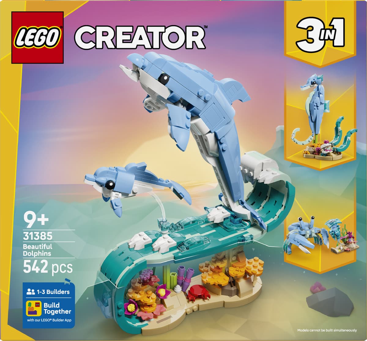 LEGO Creator Havsdjur: vackra delfiner 31385 - Elgiganten