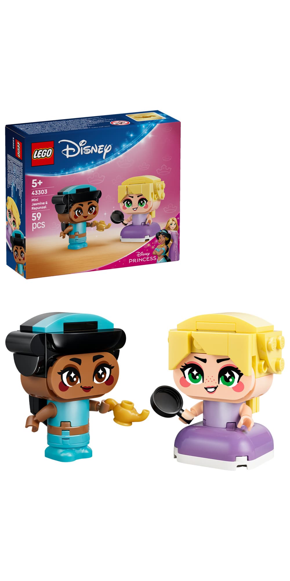 LEGO Disney Princess Jasmine och Rapunzel i miniformat 43303 - Elgiganten