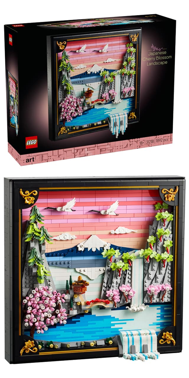 LEGO Art Japanilainen kirsikankukkamaisema 31218 - Gigantti verkkokauppa