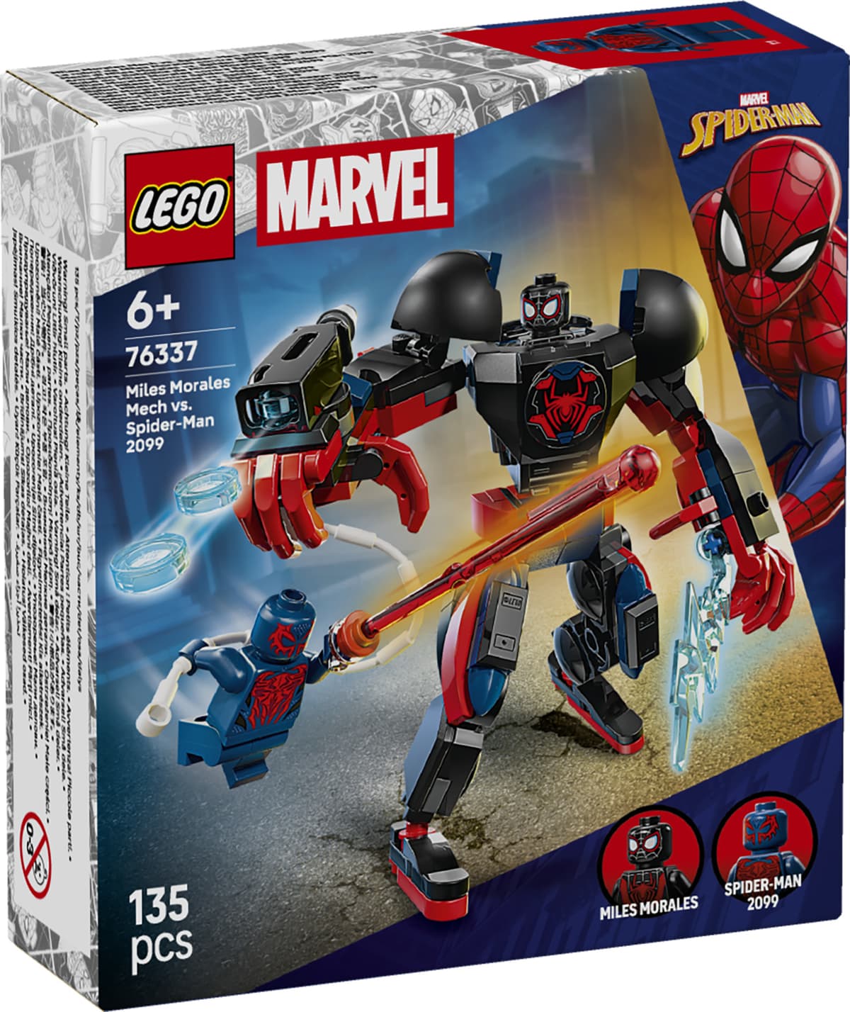 LEGO ǀ Marvel Miles Moralesin robotti vastaan Spider-Man 2099 76337 ...