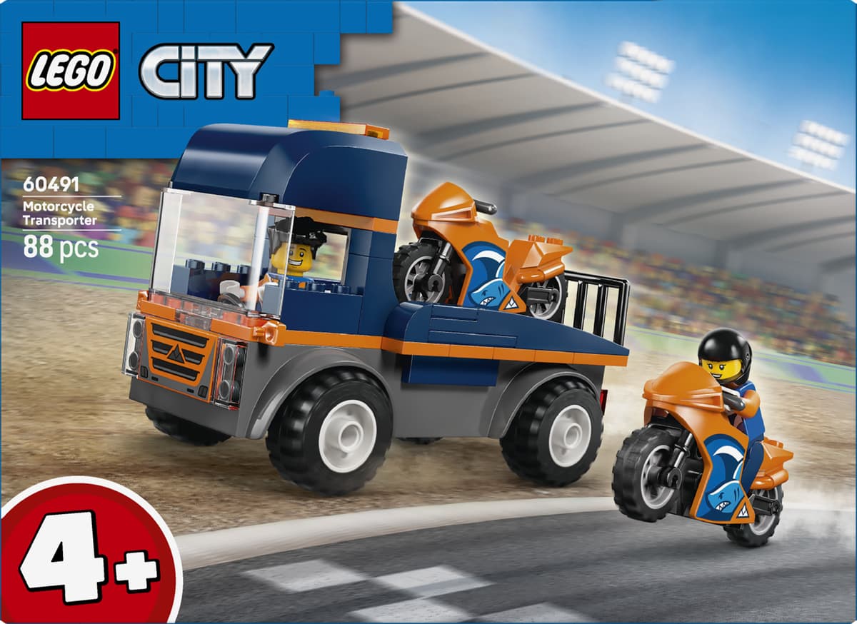 LEGO City Motorcykeltransport 60491 - Elgiganten