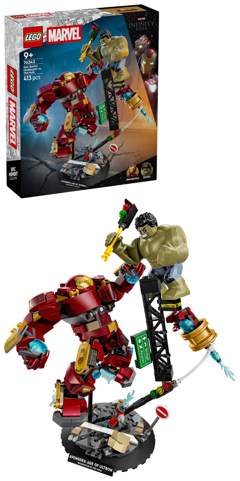 LEGO Marvel Episk strid: Hulkbuster mot Hulk 76343 - Elgiganten
