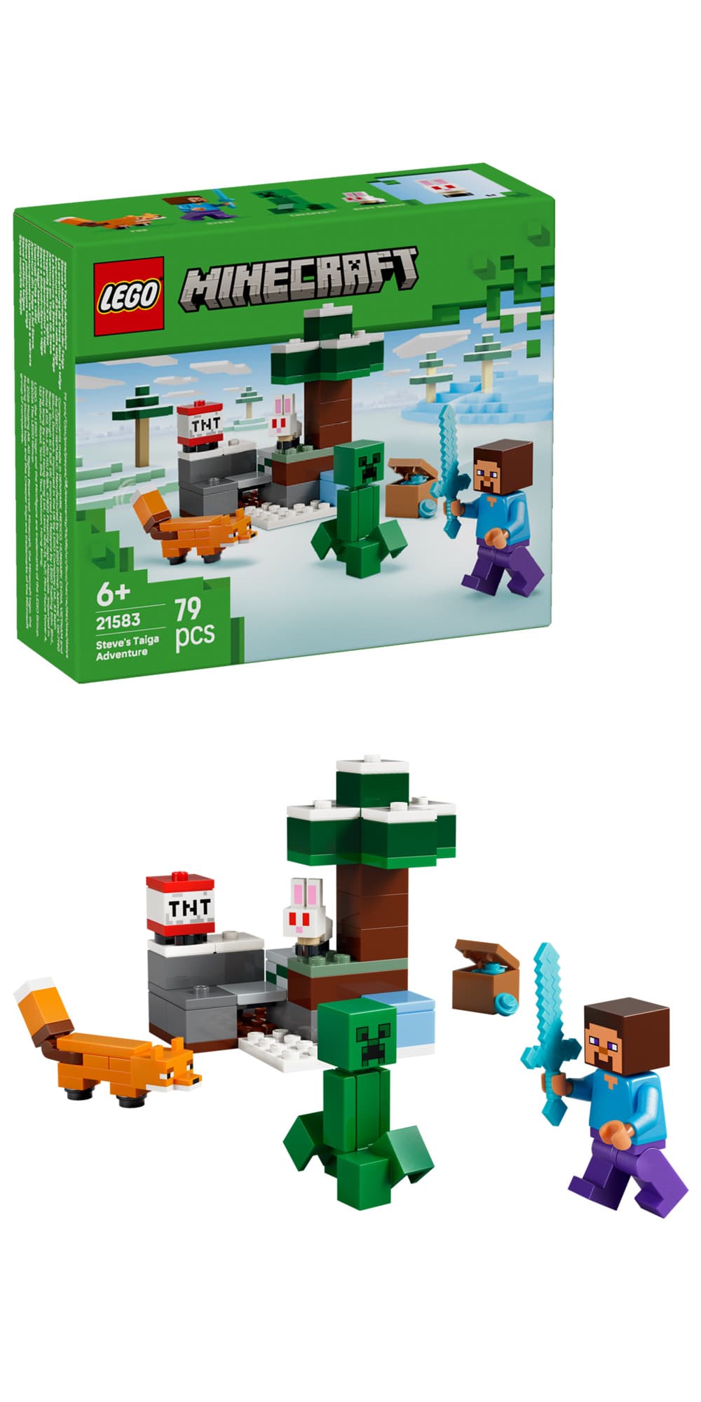 LEGO Minecraft Steves taigaäventyr 21583 - Elgiganten