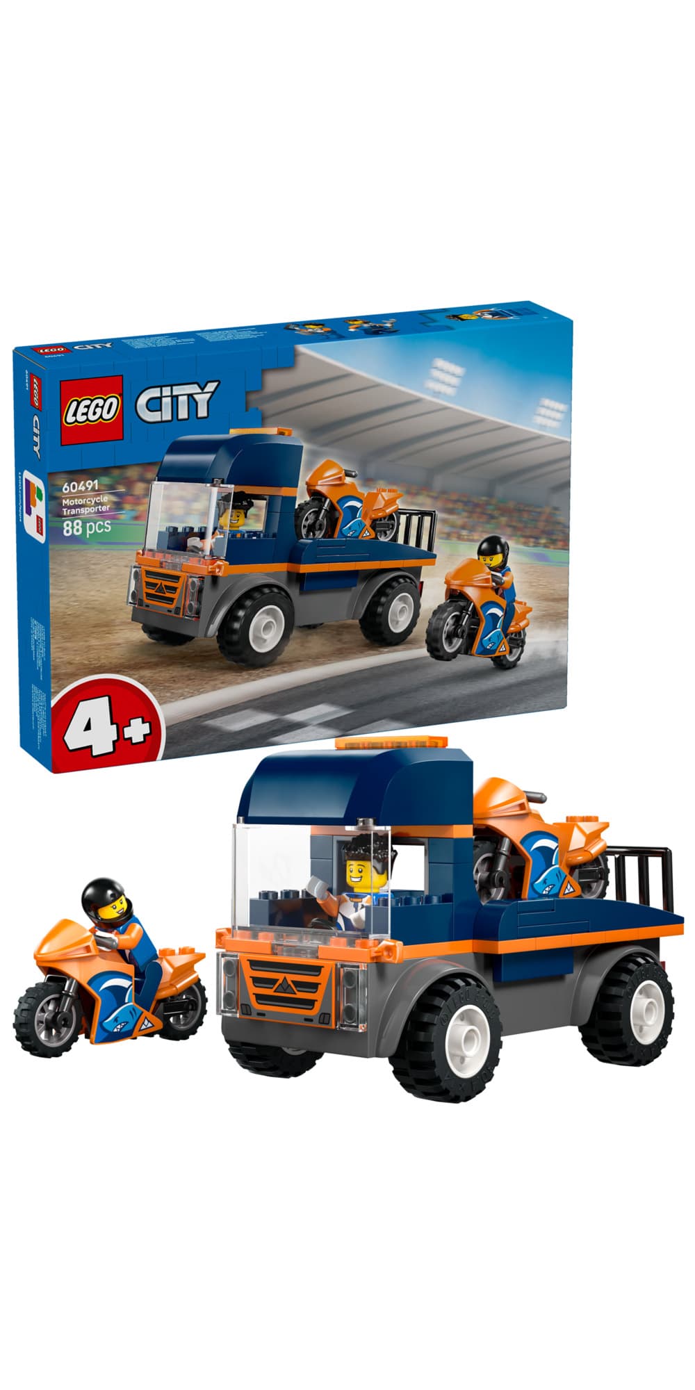 LEGO City Motorcykeltransport 60491 - Elgiganten